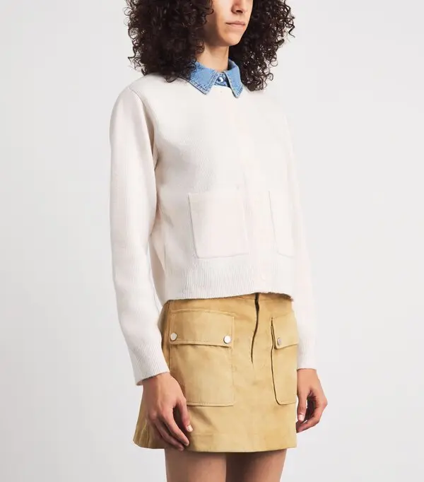 Sandro Wool-blend 2-in-1 Cardigan
