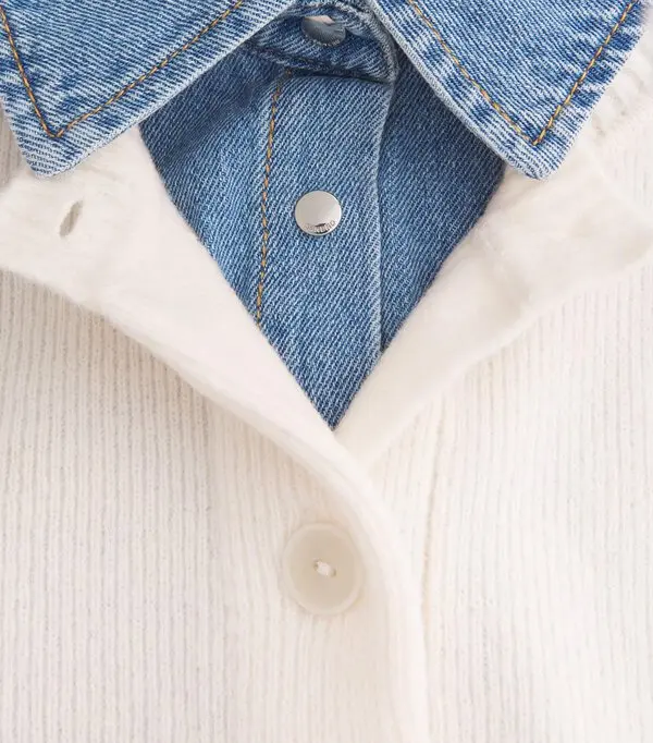 Sandro Wool-blend 2-in-1 Cardigan