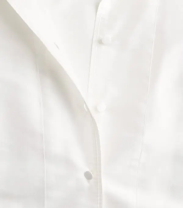 Sandro Silk Satin Oversized Shirt
