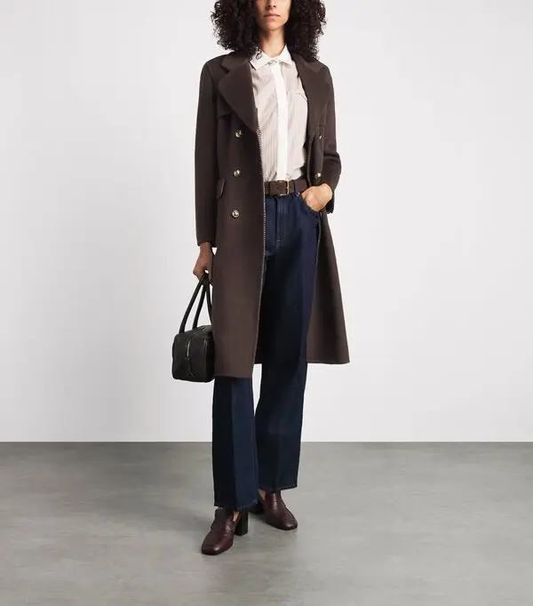 Sandro Wool-blend Belted Coat
