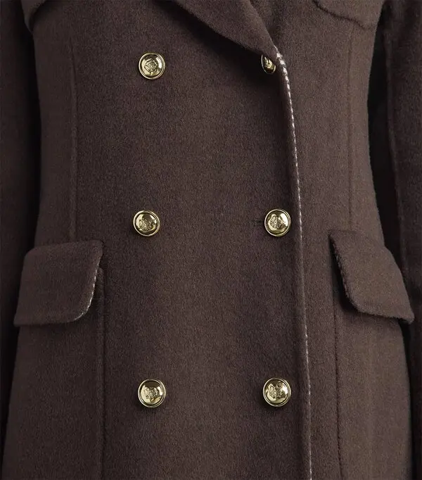 Sandro Wool-blend Belted Coat