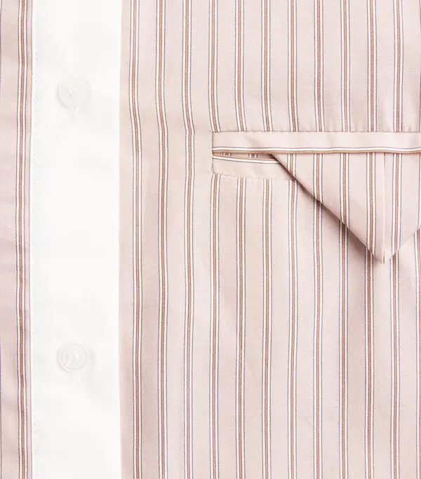 Sandro Cotton Stripe Contrast-collar Shirt