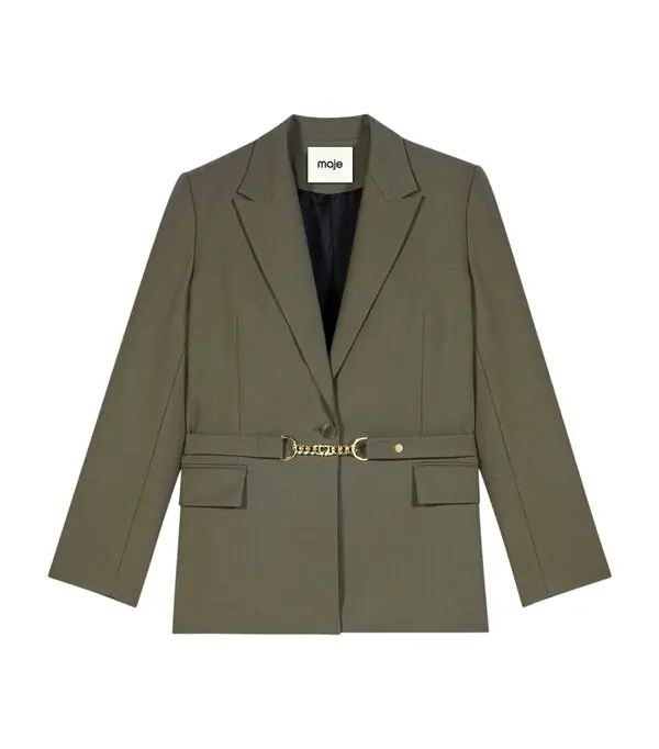 Maje Wool-blend Blazer