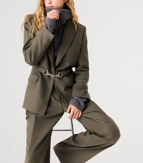 Maje Wool-blend Blazer