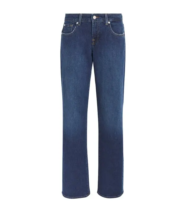 7 For All Mankind Low-rise Straight Jeans