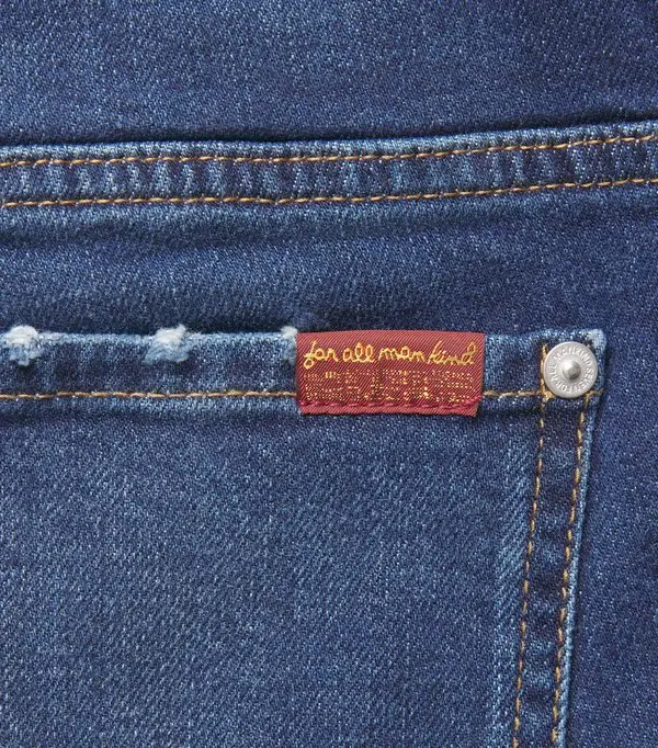 7 For All Mankind Low-rise Straight Jeans