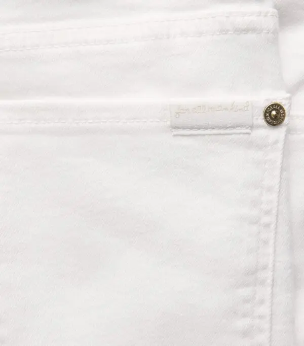 7 For All Mankind High-rise Bootcut Crop Jeans