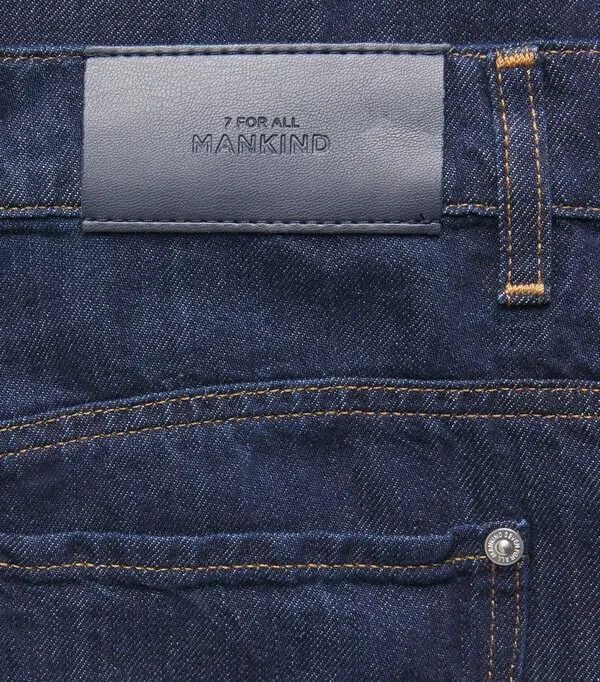 7 For All Mankind Stovepipe High-rise Straight Jeans