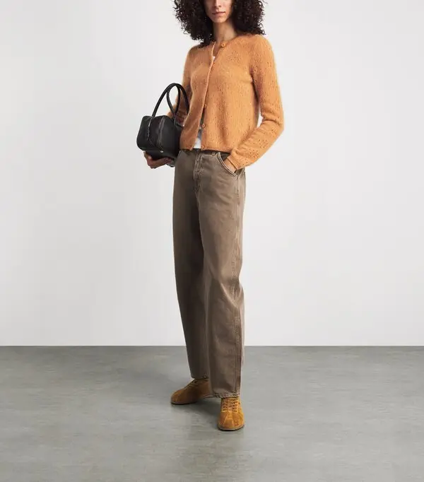 FRAME Wool-cashmere Airy Teddy Cardigan