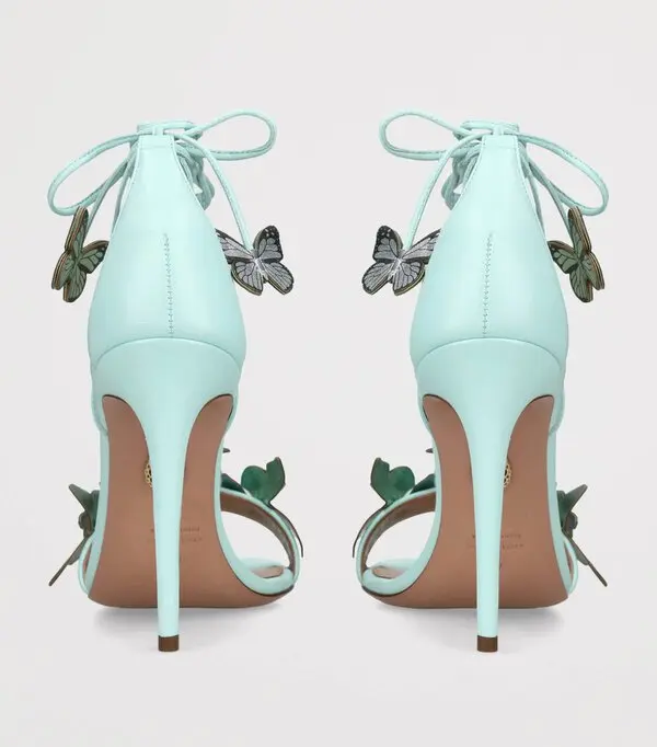 AQUAZZURA Papillon Heeled Sandals 105