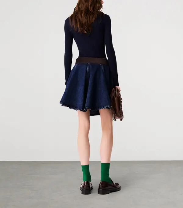Maje Wool-silk Rollneck Sweater