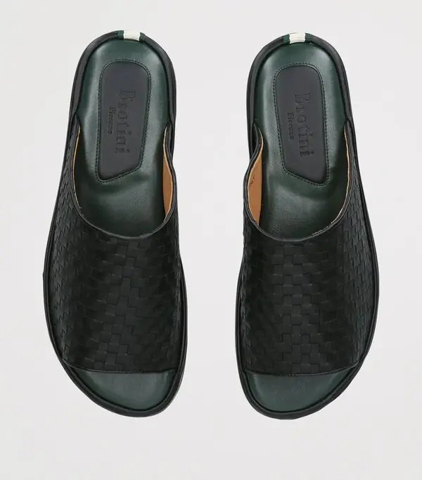 BROTINI Leather Woven Sandals
