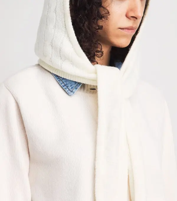 Polo Ralph Lauren Wool-cashmere Cable-knit Wrap Snood