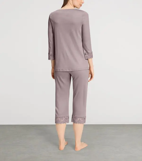 Hanro Lace-trim Moments Pyjama Set