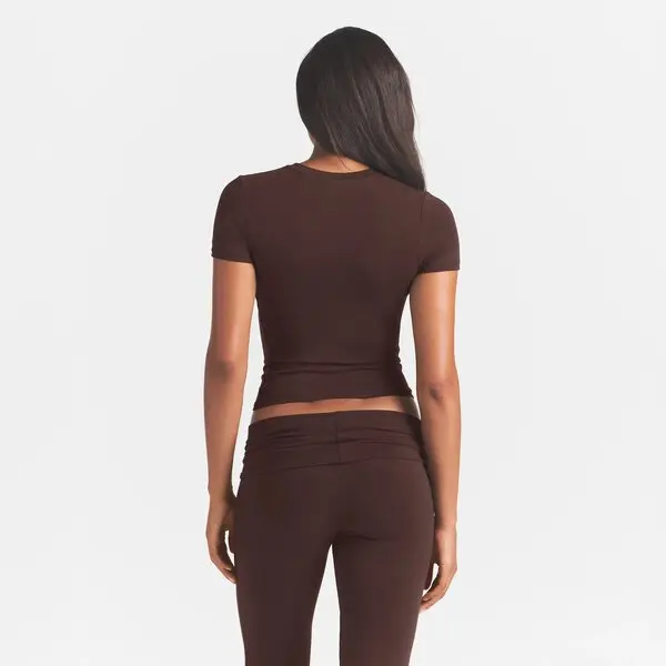 SKIMS T Shirt | Deep Neutral | | Cotton Jersey