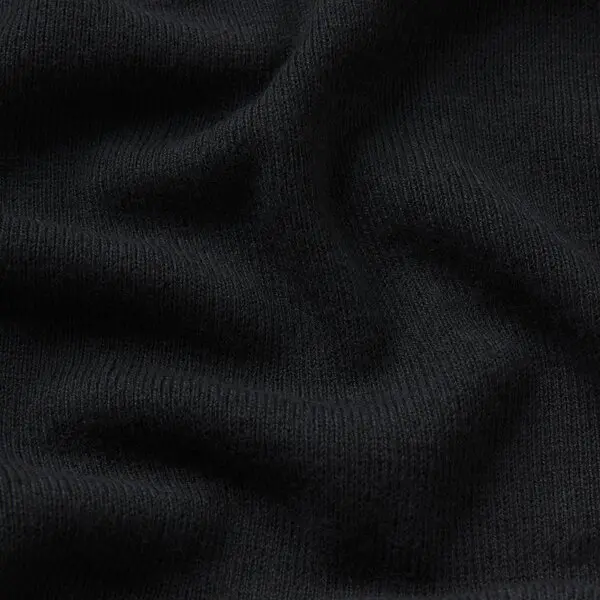 SKIMS Mock Neck Mini Dress | Black | | Essential Sweaters