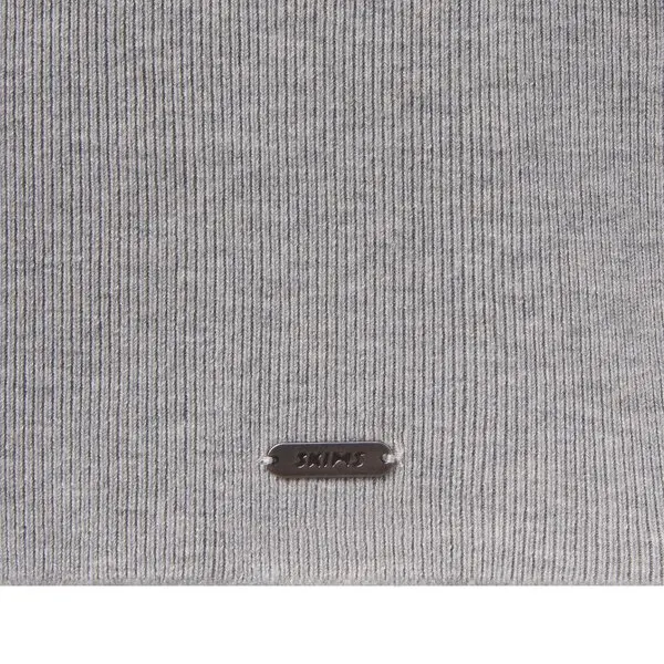 SKIMS Rounded Cropped Cardigan | Grey | | Essential Sweaters