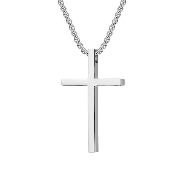 SOPHELIA Crucifix Cross Pendant Chain For - Silver