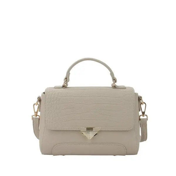 MKF COLLECTION BY MIA K. Neutrals Saphira Shoulder Bag Taupe