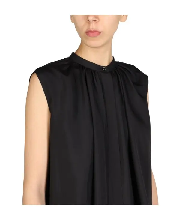 Alexander McQueen Button Detailed Sleeveless Top