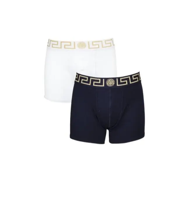 Versace Two-pack Greca-waistband Boxers