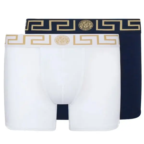 Versace Two-pack Greca-waistband Boxers