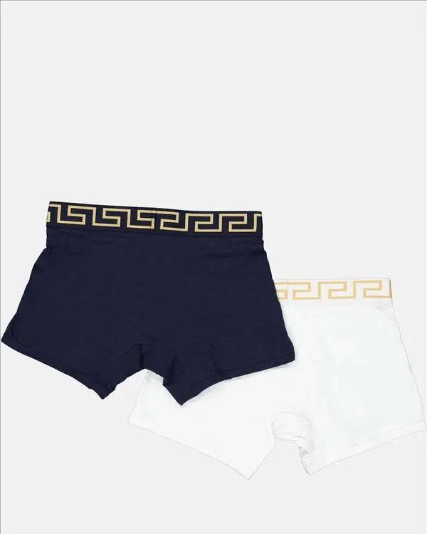 Versace Two-pack Greca-waistband Boxers