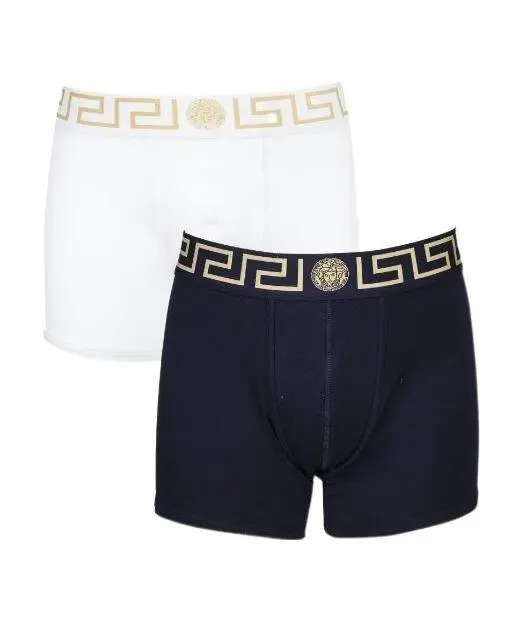 Versace Two-pack Greca-waistband Boxers