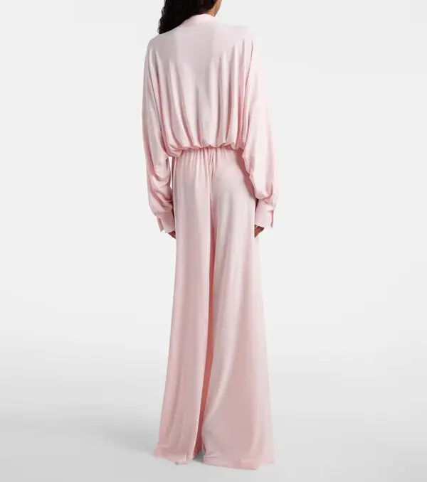 Norma Kamali High-rise Wide-leg Pants