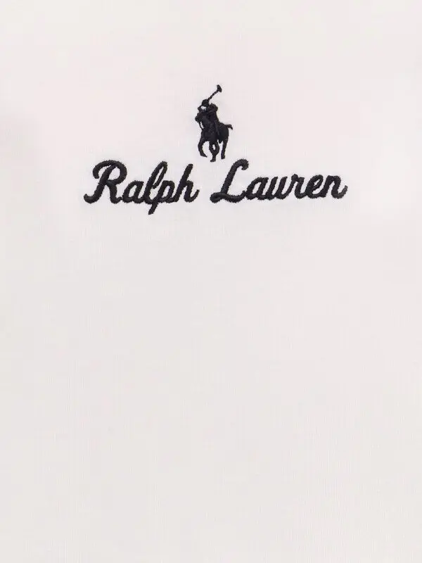 Polo Ralph Lauren Logo Embroidered Crewneck T-shirt - White