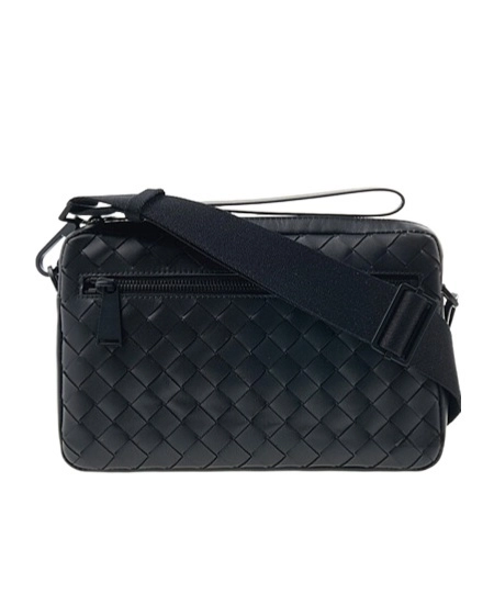 Bottega Veneta Woven Shoulder Bag - Black