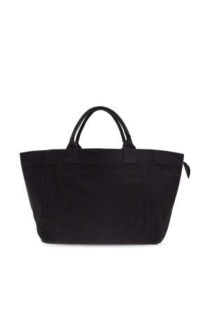 GANNI Logo Embroidered Xxl Shopper Bag