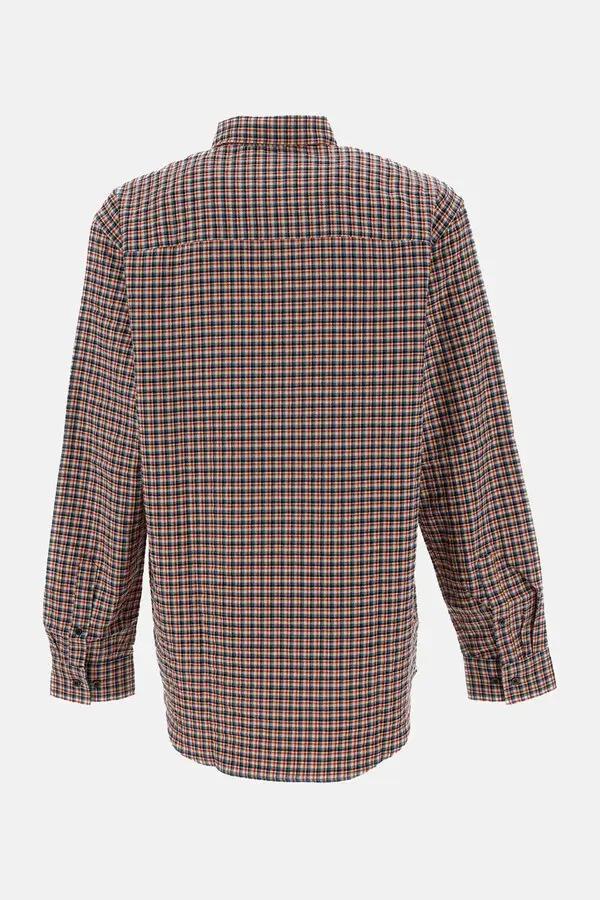 Dries Van Noten Camicia In Cotone A Quadri Caper - Multicolor