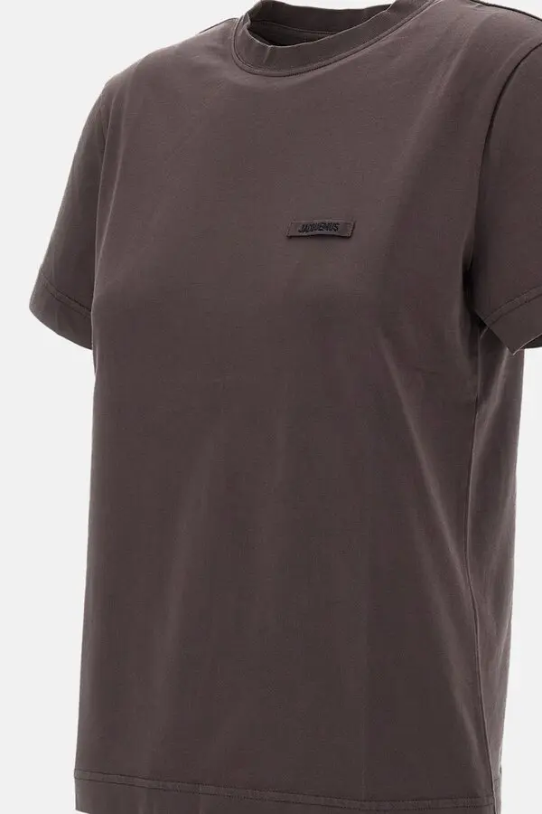 Jacquemus T-shirt Gros Grain - Marrone