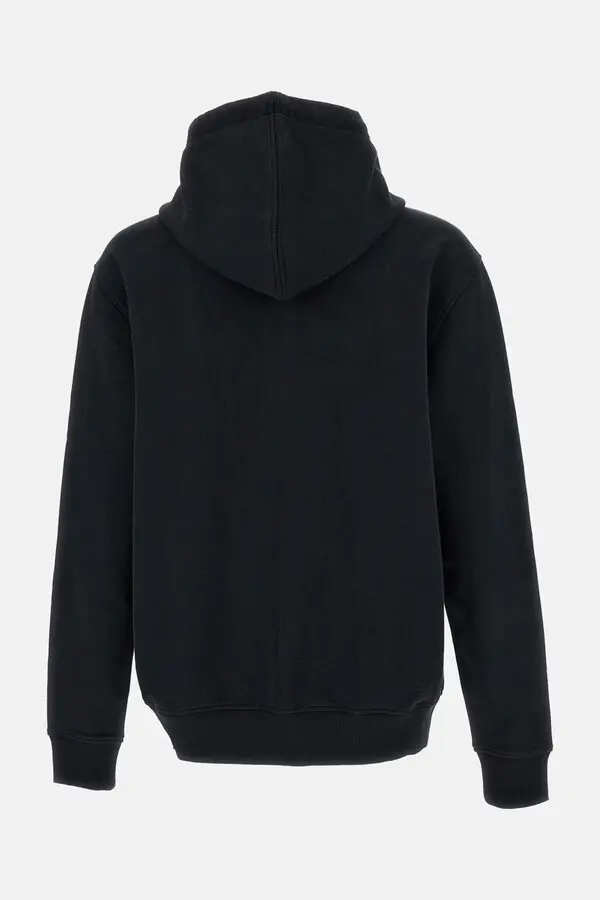 AMI Paris Felpa Zip Red De Coeur - Nero