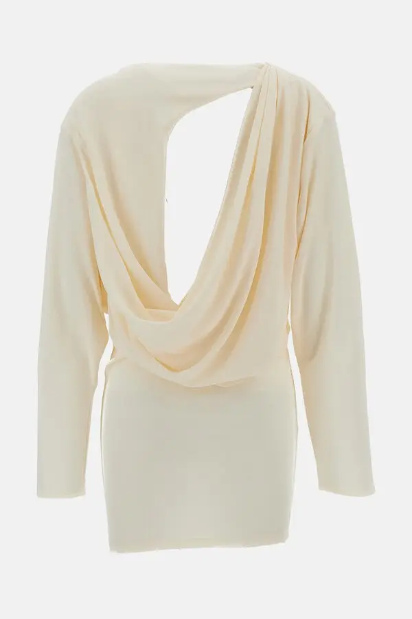 Jacquemus Mini Abito La Robe Mistral - Bianco