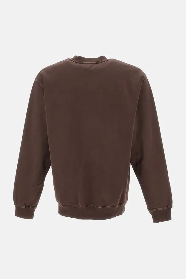 Jacquemus Felpa Girocollo Le Gros Grain - Marrone