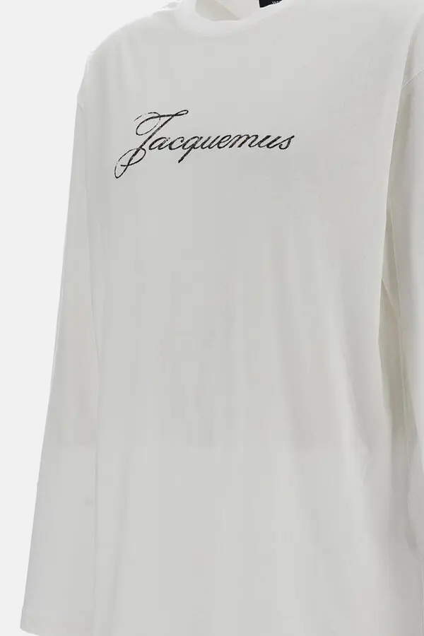 Jacquemus T-shirt A Maniche Lunghe Con Logo