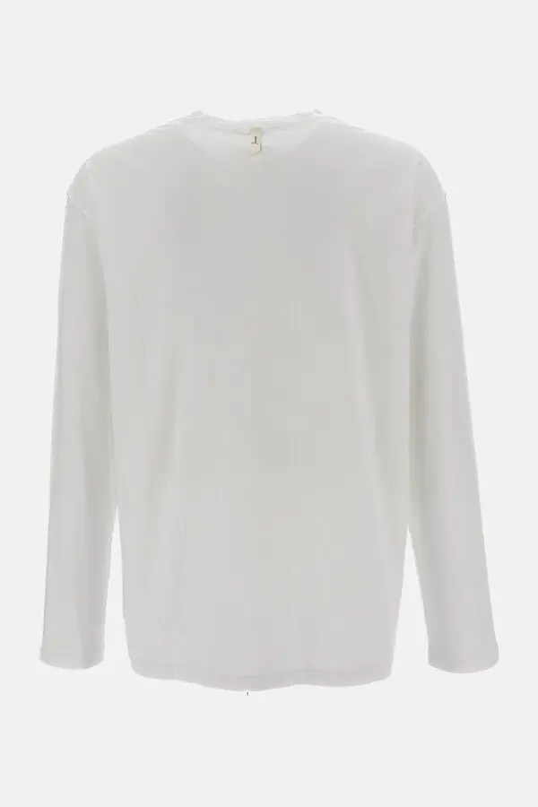 Jacquemus T-shirt A Maniche Lunghe Con Logo - White