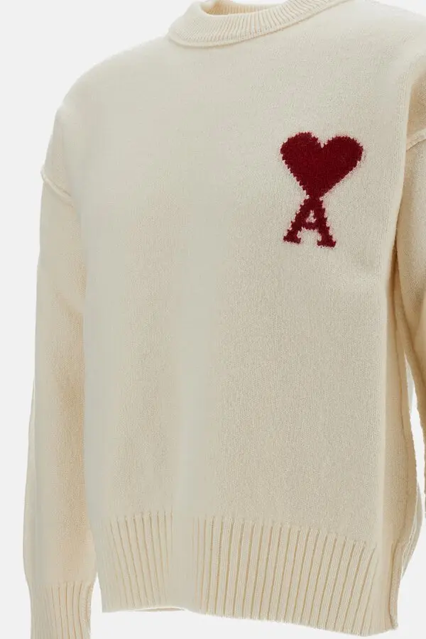 AMI Paris Maglia Girocollo De Coeur