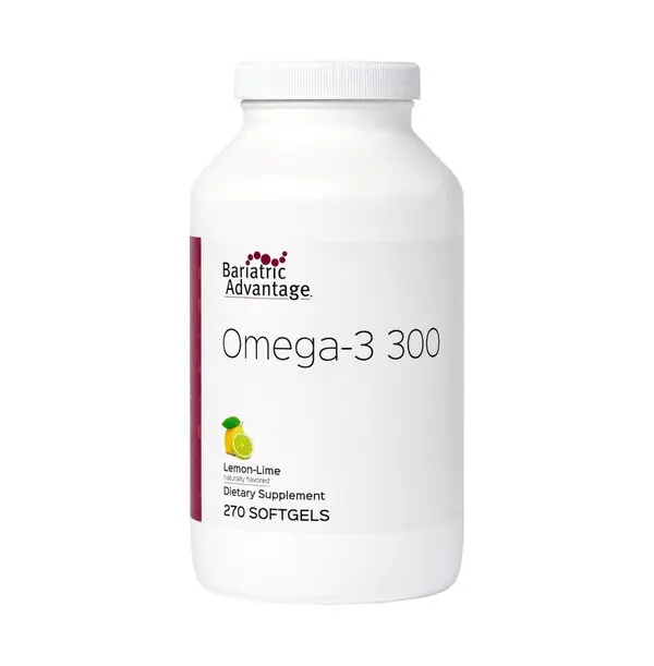 BARIATRIC ADVANTAGE Omega-3 300 Epa And Dha Fish Oil Softgels Concentrated Source Of Fatty Acids From Cold Water - No Color