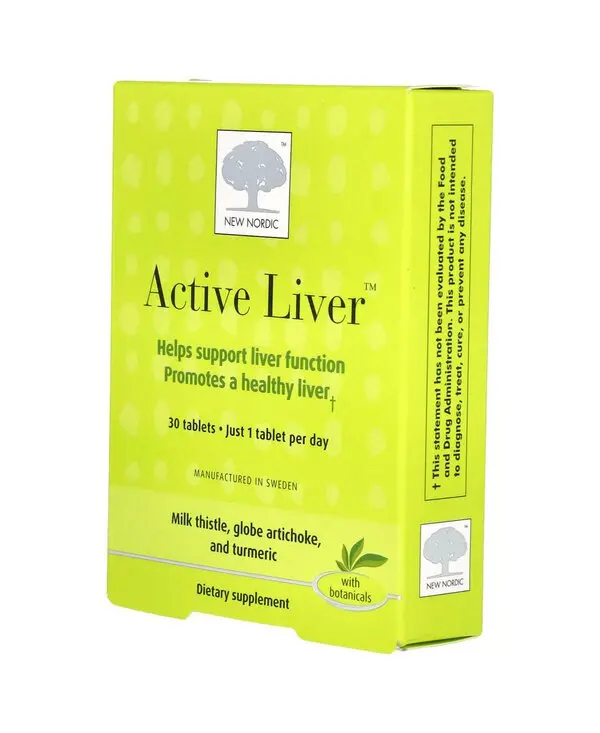 NEW NORDIC Active Liver | Daily Liver Supplement | Milk Thistle