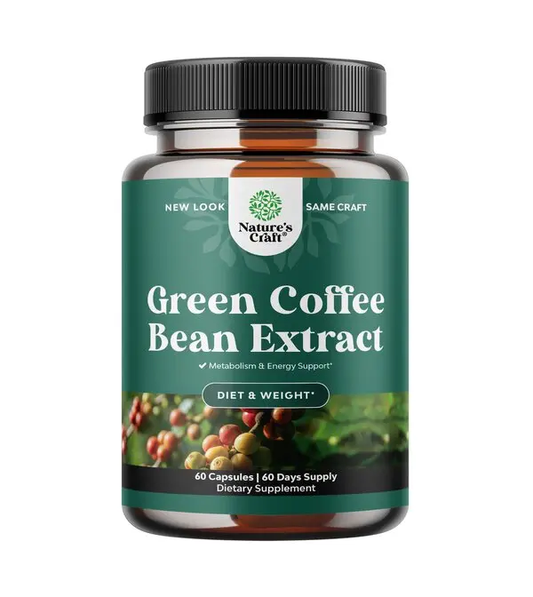 NATURE'S CRAFT Raw Coffee Bean Supplement - No Color