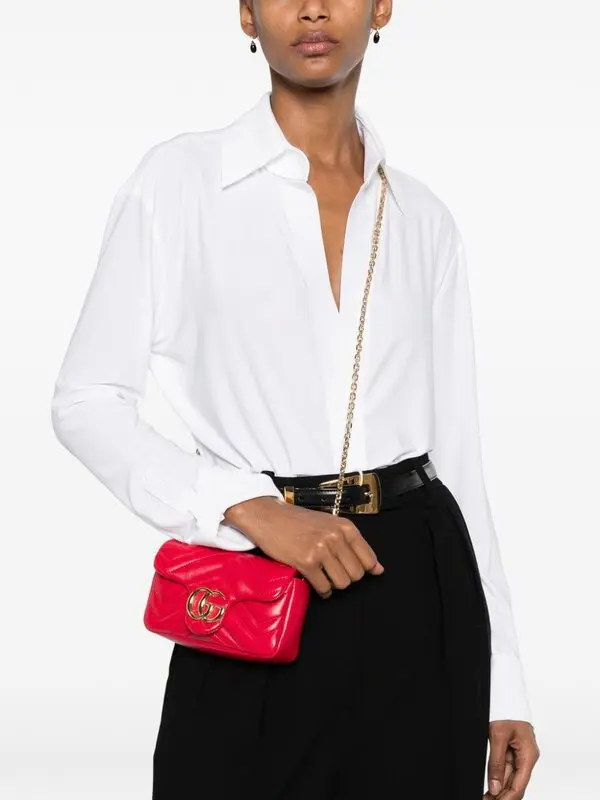 Gucci Gg Marmont Leather Mini Bag