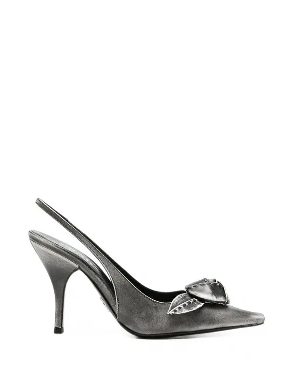 Prada Leather Slingback Pumps - Multicolor