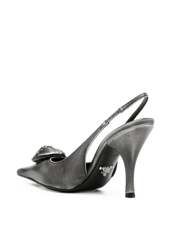 Prada Leather Slingback Pumps - Multicolor