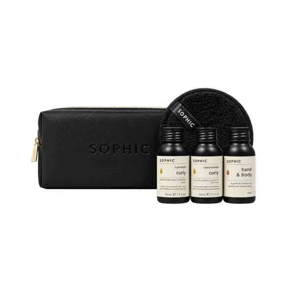 SOPHIC HAIR CARE Neutrals Sophic Curly Travel Kit - Black
