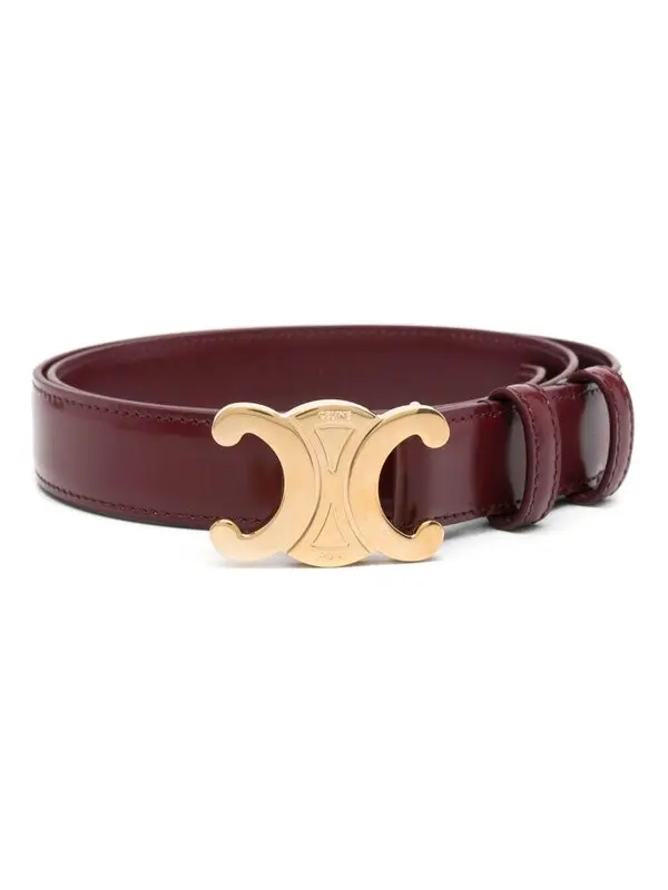 Celine Triomphe Leather Belt