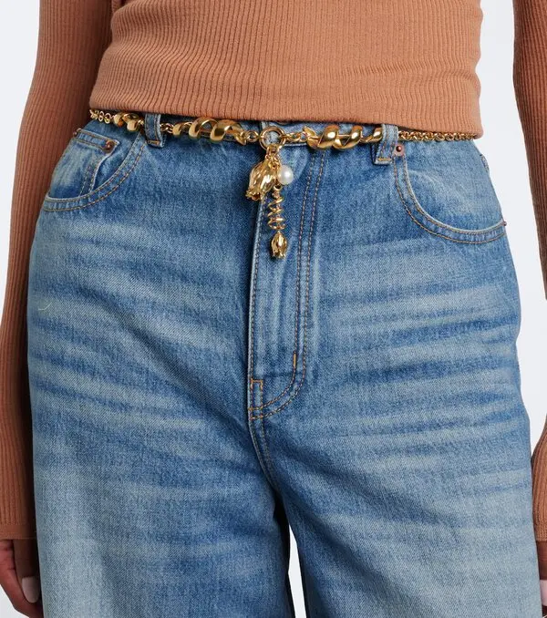 Chloé Embellished Chain Belt