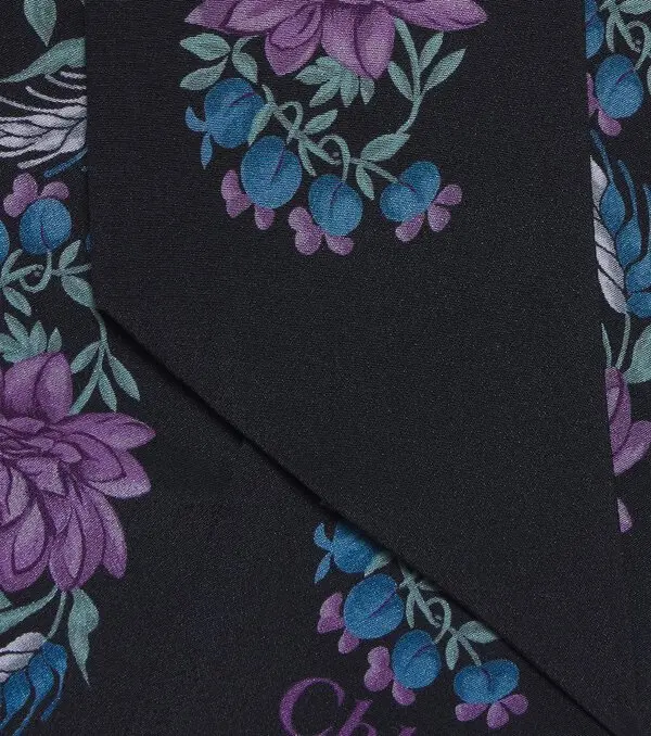Chloé Floral Silk Scarf